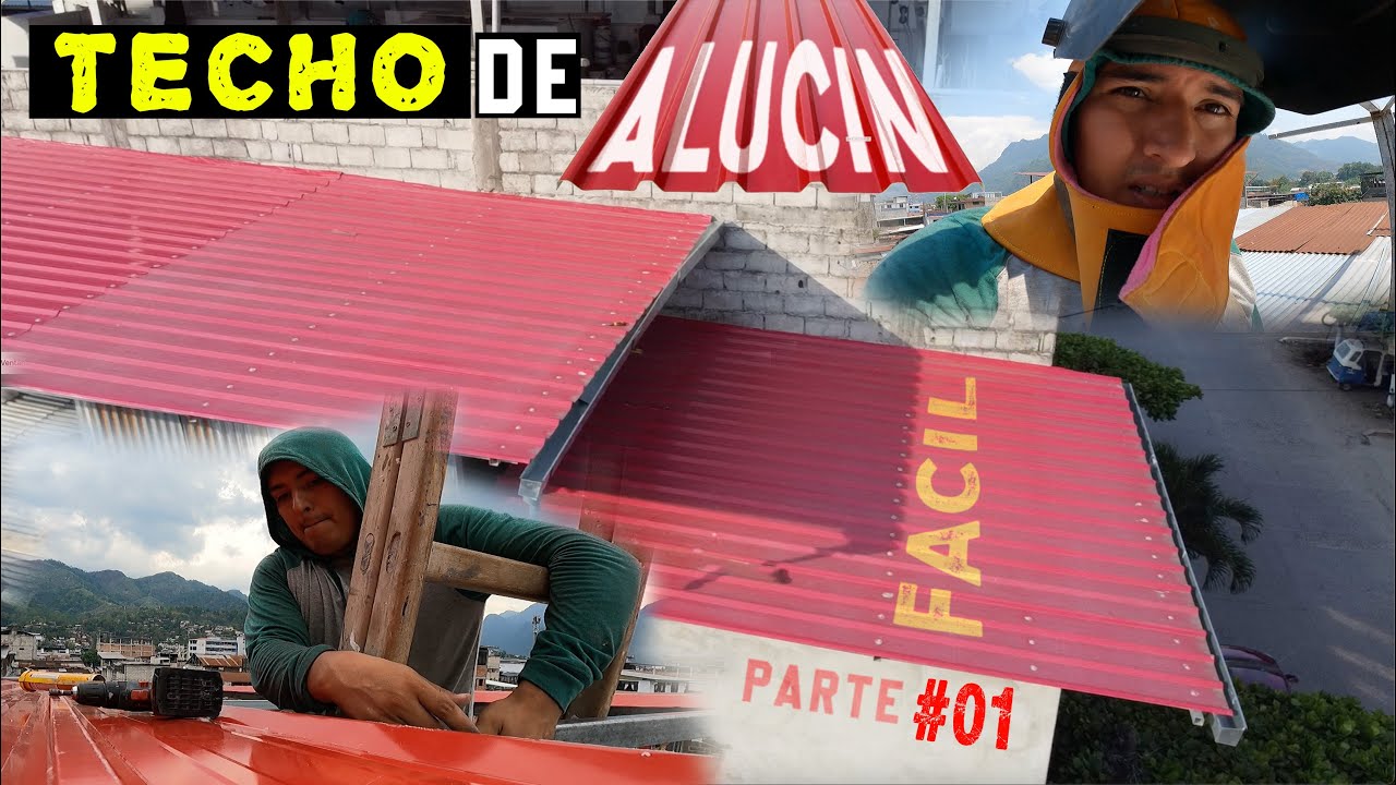 Hice Mi PROPIO TECHO de ALUCIN || Facil y Rapido - YouTube