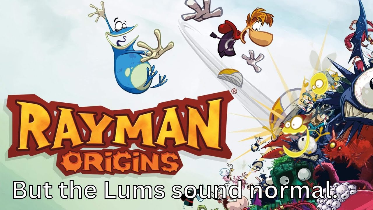 Rayman Origins But the Lums Sound Normal - YouTube