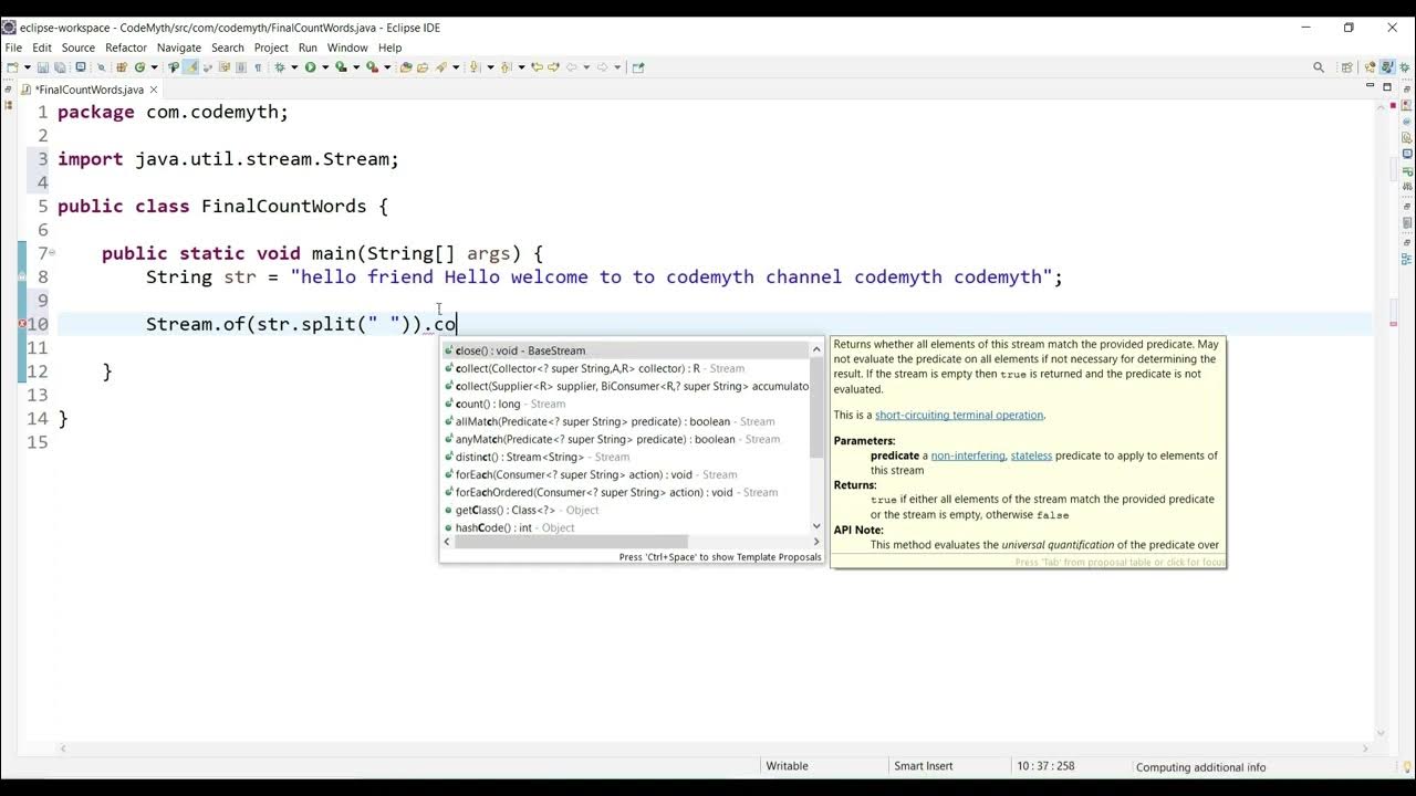 Find Count Of Every Word From Given String Most Asked Java Interview Questions Hindi