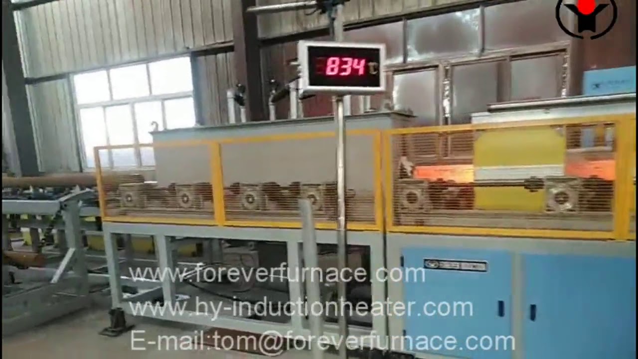 Manufacturer of steel bar quenching machines - YouTube