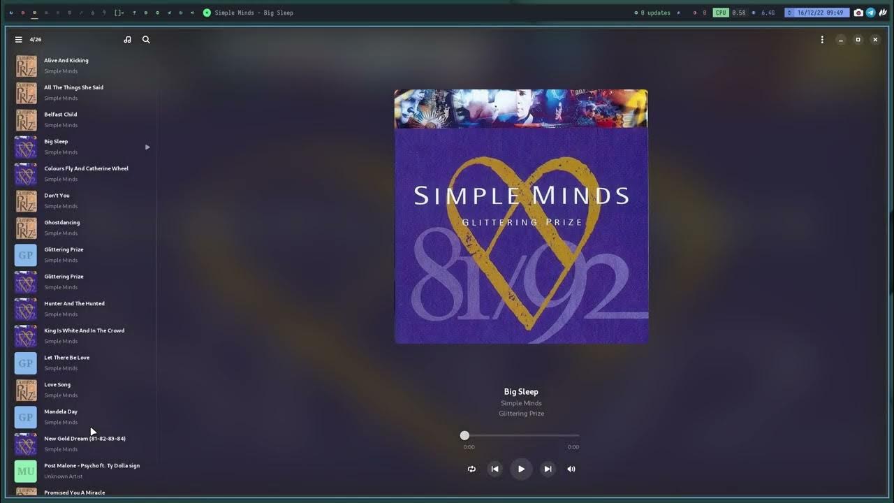 ArcoLinux : 3179 G4music - a new music player based on gtk4 - YouTube
