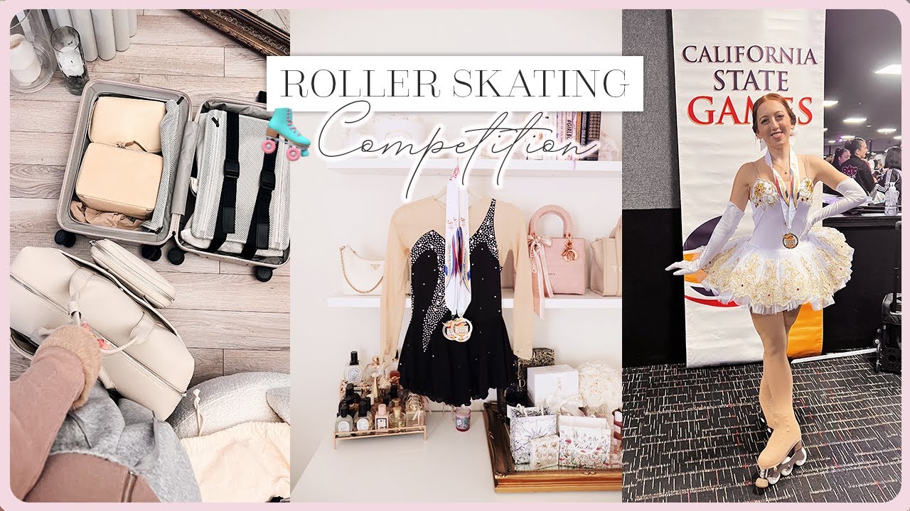 come with me to my first big artistic roller skating competition ...