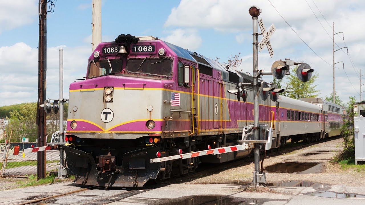 MBTA Detour Train in Worcester, MA - YouTube