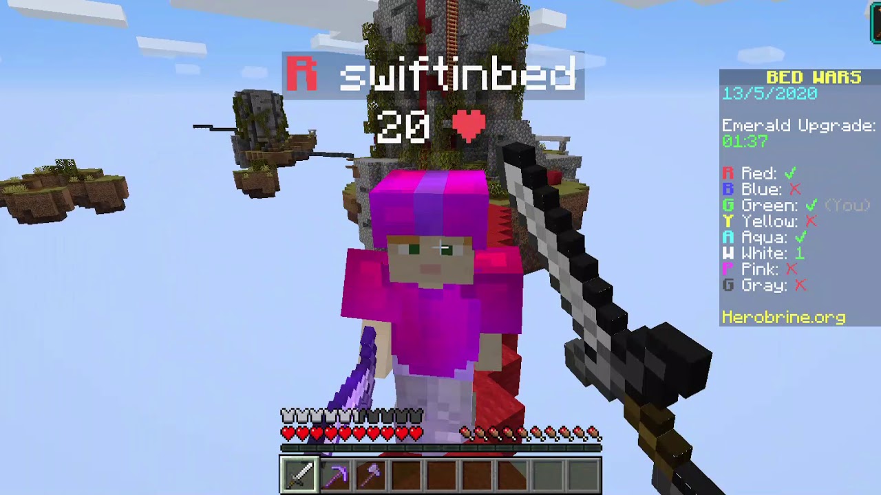 Playing Some More Minecraft Bedwars!!(Duos) - YouTube