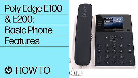 Poly Edge E220 Phone - YouTube
