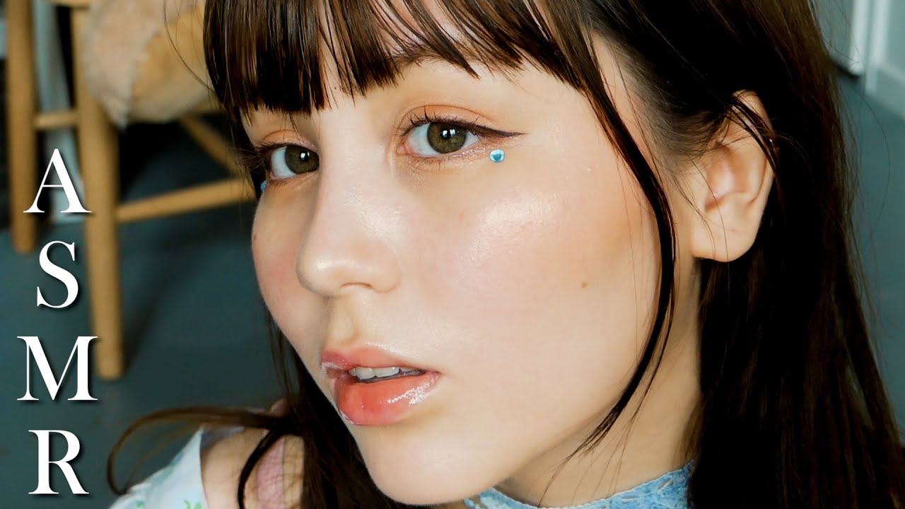 Doing My Makeup ASMR 💄liquid sounds, sponge, tapping - YouTube