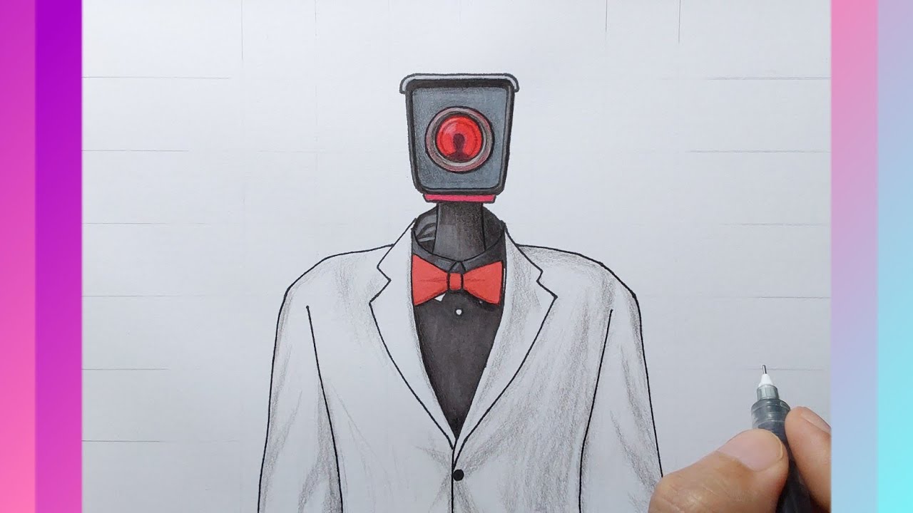 How to draw Elite Cameraman - YouTube