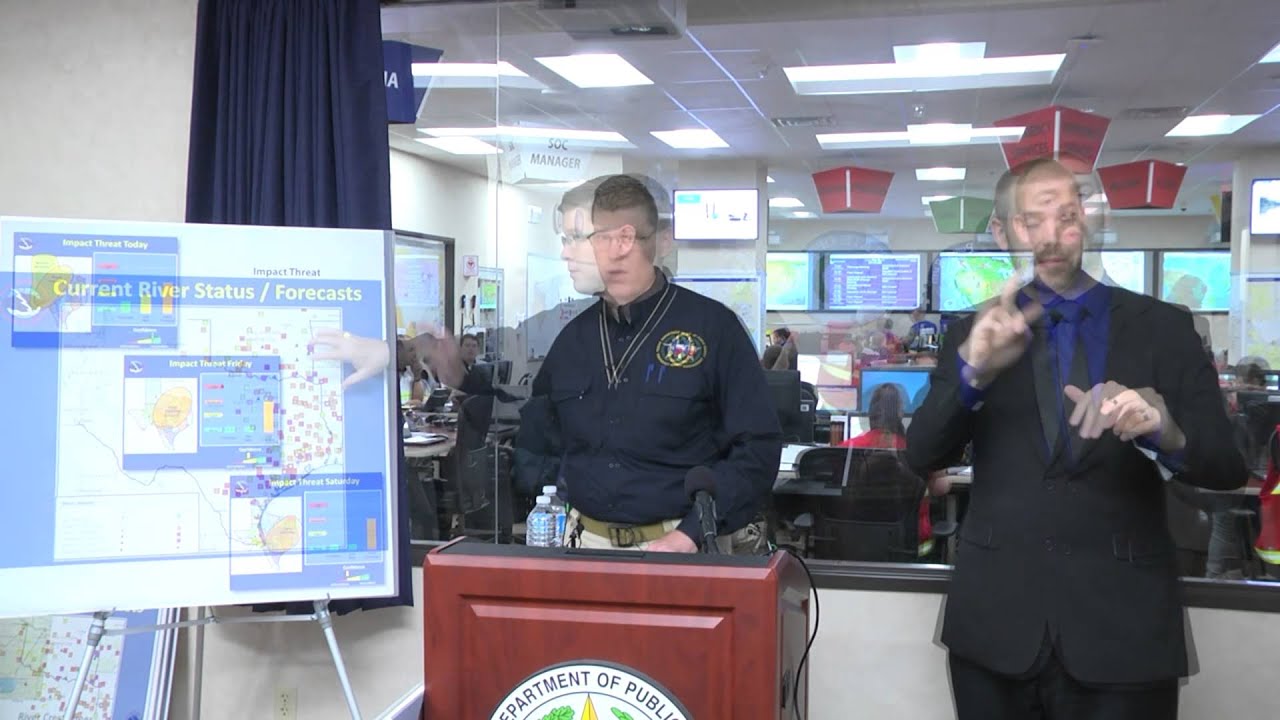 Texas Division of Emergency Management briefing on continued response ...