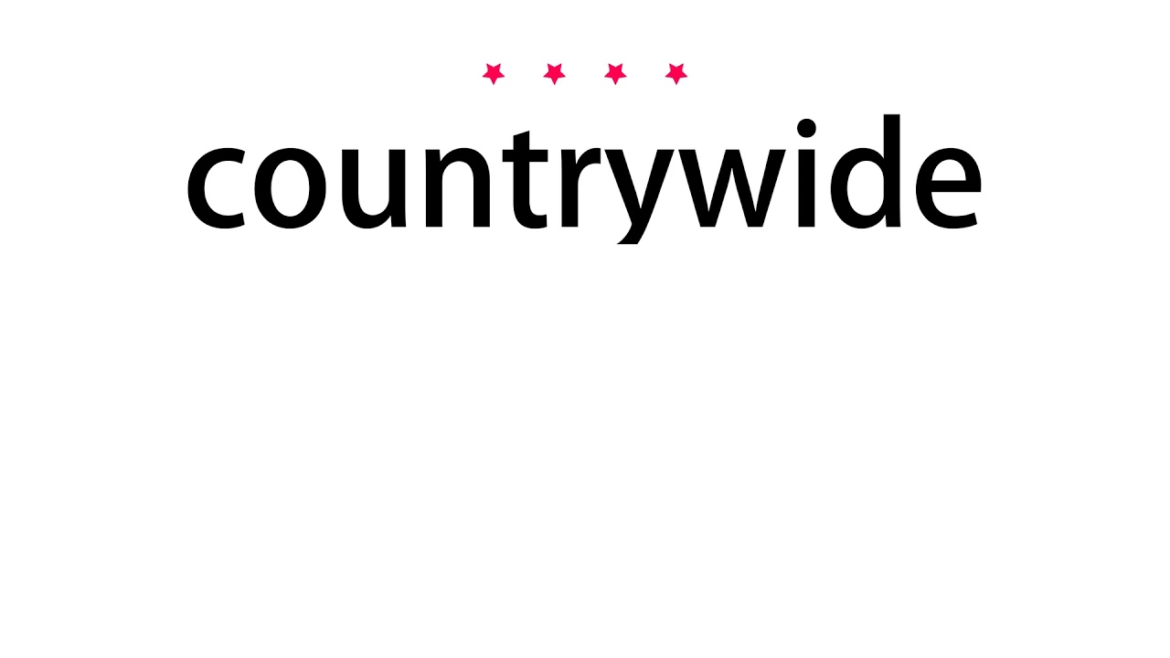How to pronounce countrywide - Vocab Today - YouTube