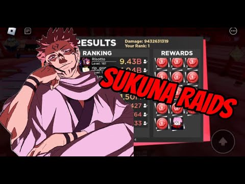 Doing Sukuna Raids Until I Drop Him In Anime Dimensions - YouTube
