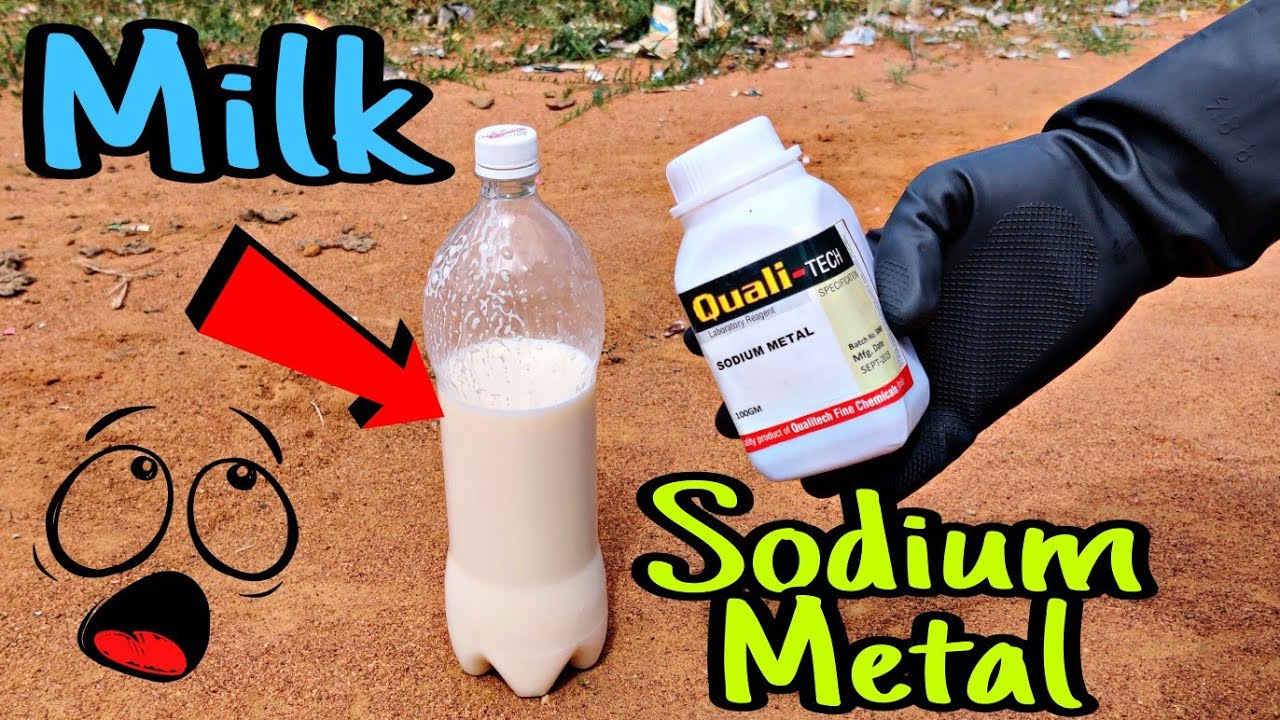 Milk vs Sodium Metal - Experiment - YouTube