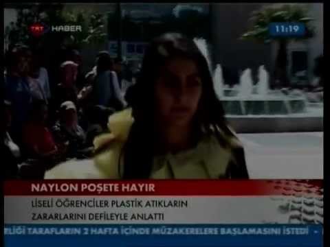 Söke Kız Ve Meslek Lisesi Naylon Poşete Hayır Projesi TRT Haber