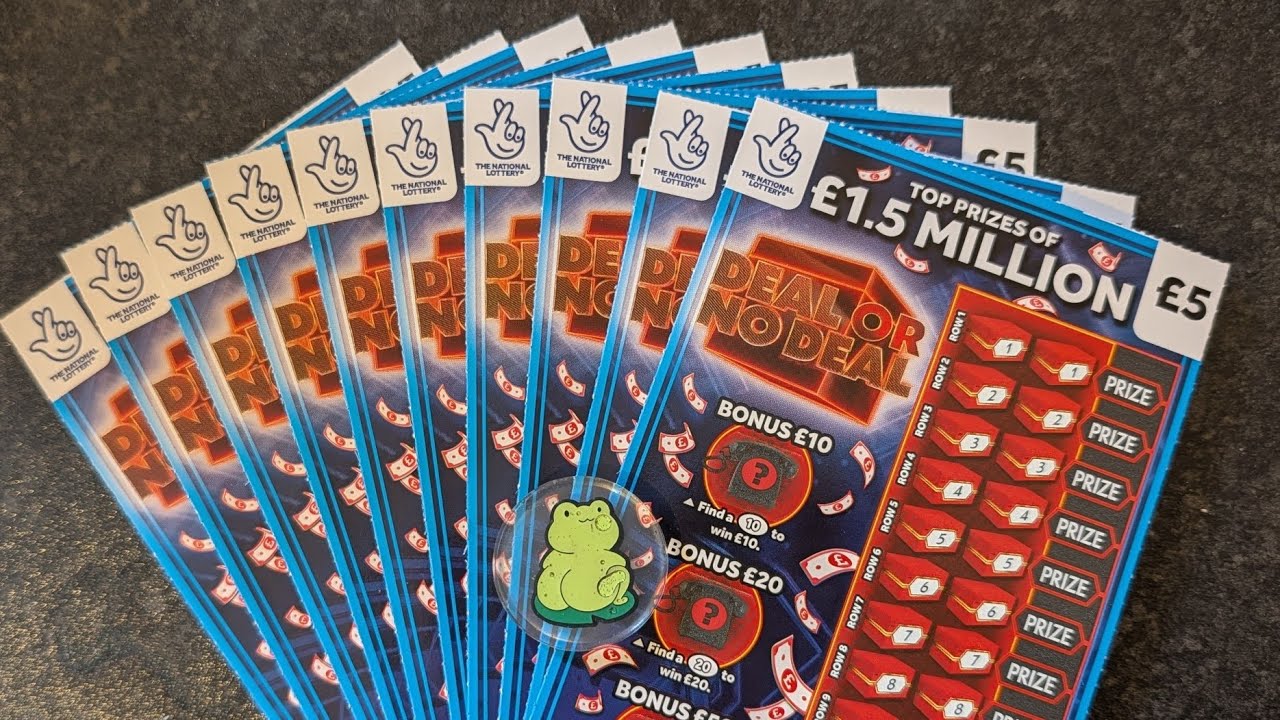 £50 of the Brand New Deal or No Deal UK Allwyn National Lottery Scratch ...