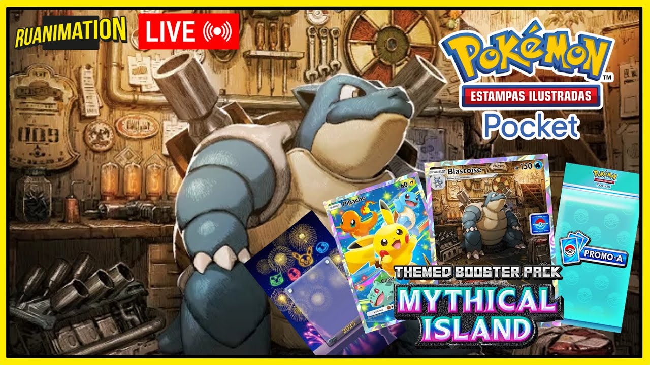HOJE É DIA DE VITÓRIA E BATE-PAPO!! POKÉMON TCG POCKET - YouTube