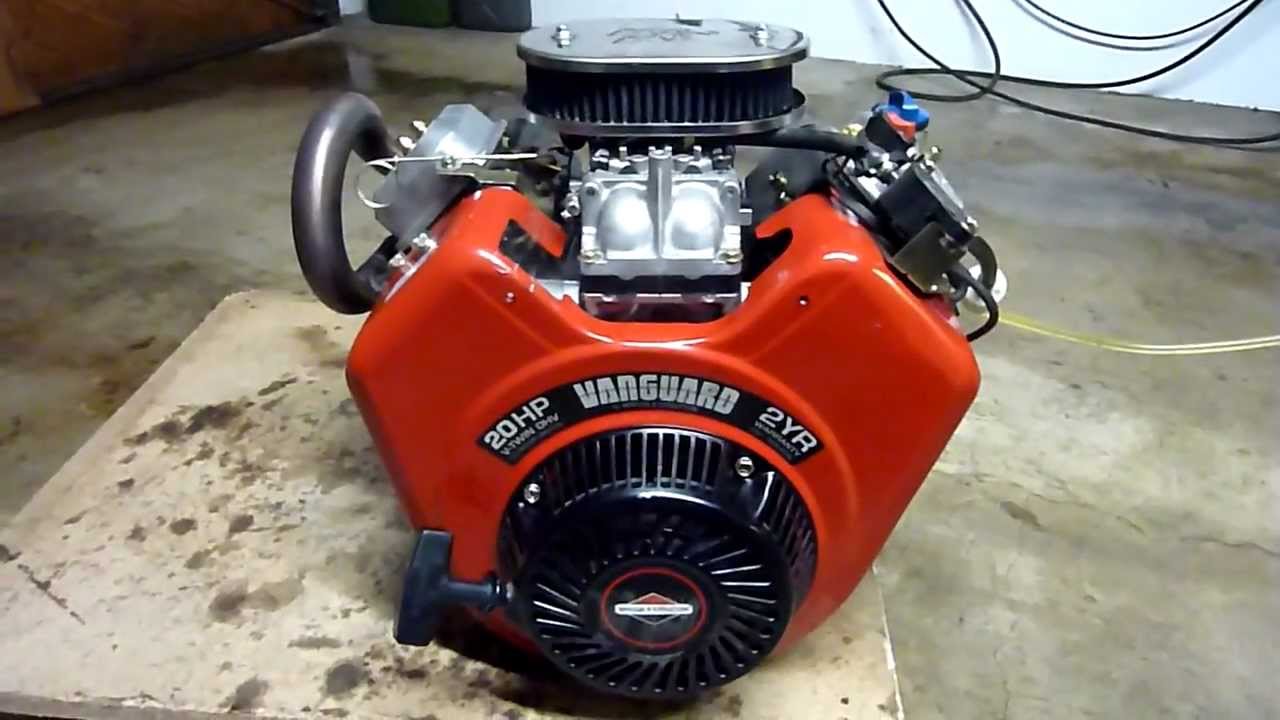 Briggs Stratton Vanguard 570ccm 20HP V Twin Race Kart Racing Mower