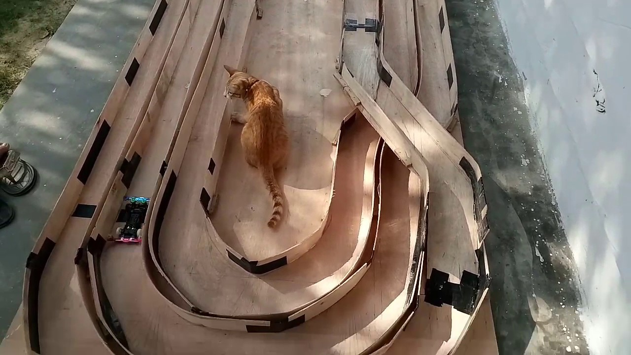 DIY Track Tamiya Dari Triplek - YouTube