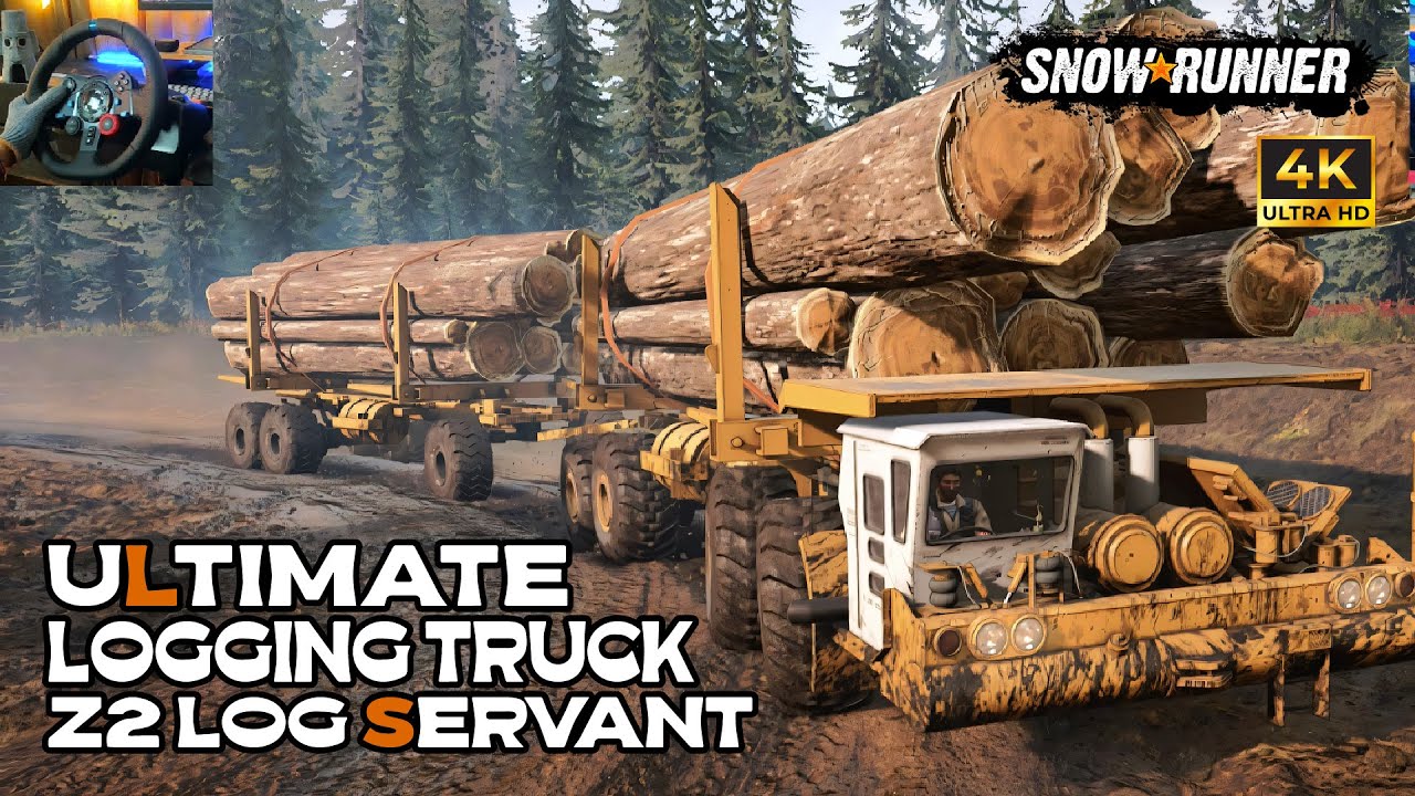 Z2 Log Servant - Giant Log Delivery on Extreme Terrain | SnowRunner ...