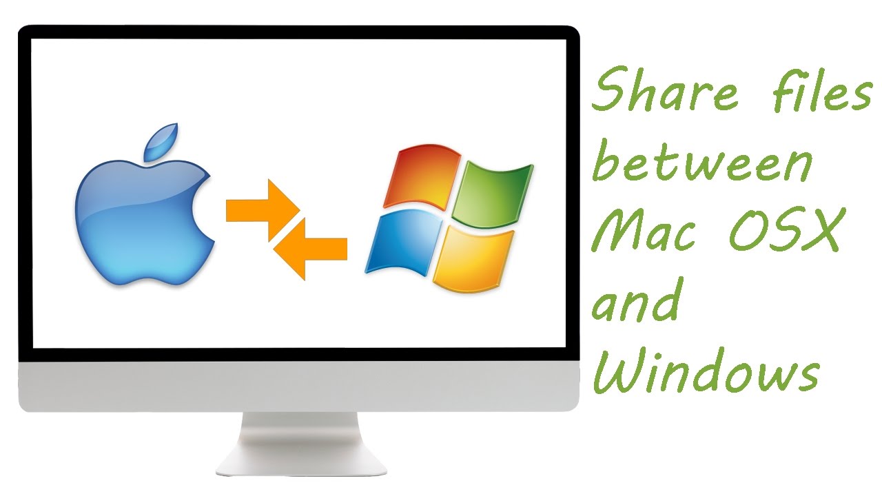 Share Files between Mac and Windows - YouTube