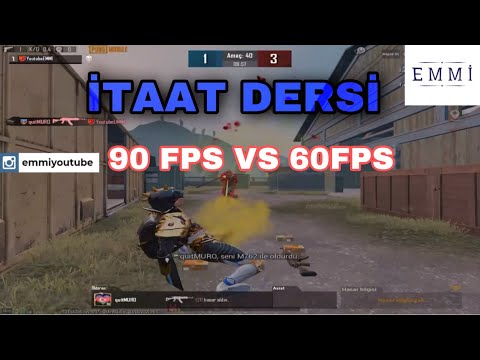 90 FPS YAYINCIYA İTAAT DERSİ/AĞLADI /PUBG MOBİLE @emmi1