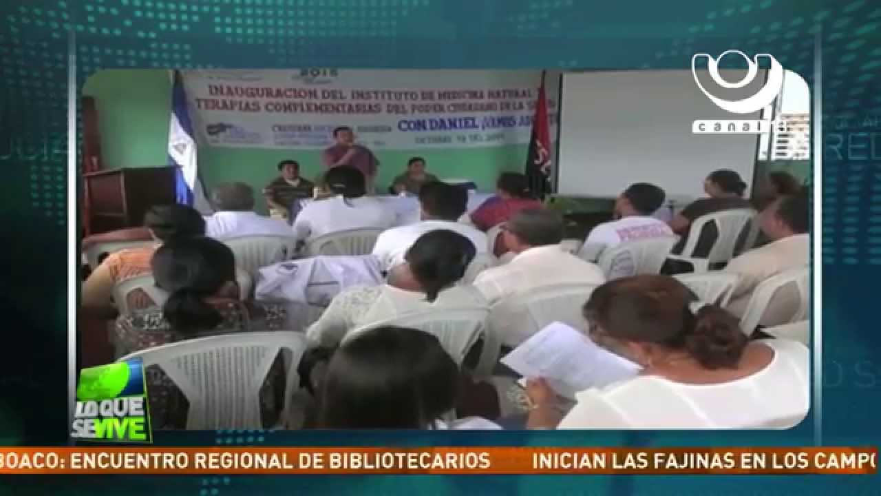 SILAIS León inaugura Instituto de Medicina Natural - YouTube