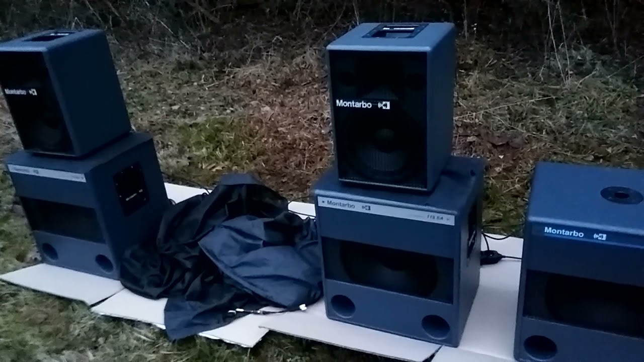 Montarbo 2x 210 A + 2x Subwoofer Montarbo 115 SA - Test Bluetooth ...