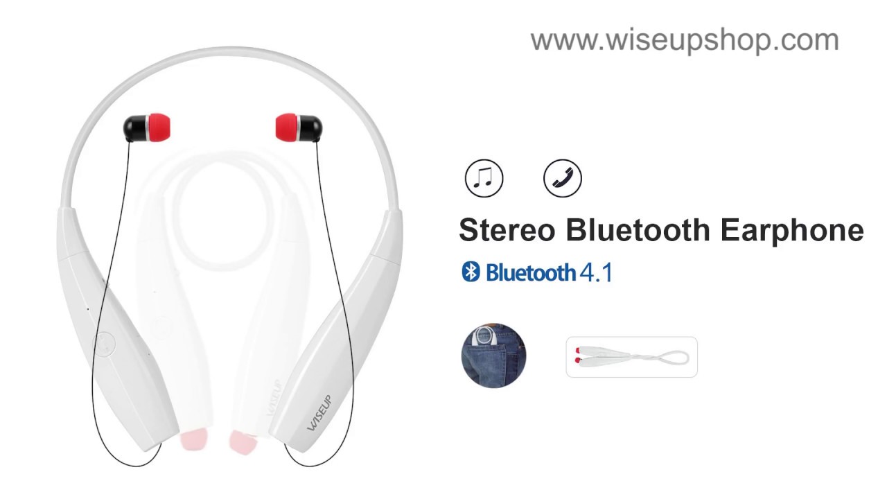 WISEUP Foldable Ultralight Sport Bluetooth Earphone(Model Number ...