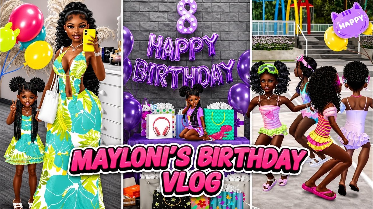 My Daughter’s 8th Birthday… The Moment That Made Her Cry 🎂 (IMVU Family ...