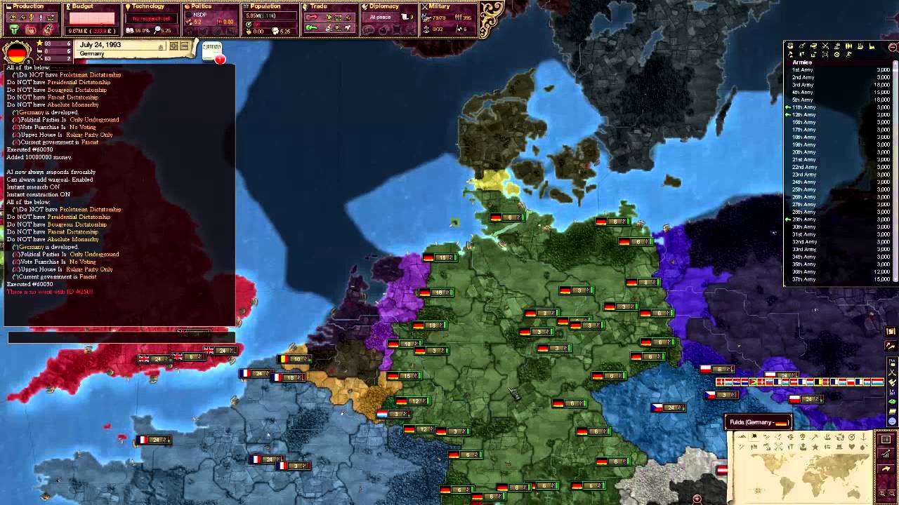 Victoria 2 Modern Day mod #1 - Dikke falende begin. - YouTube