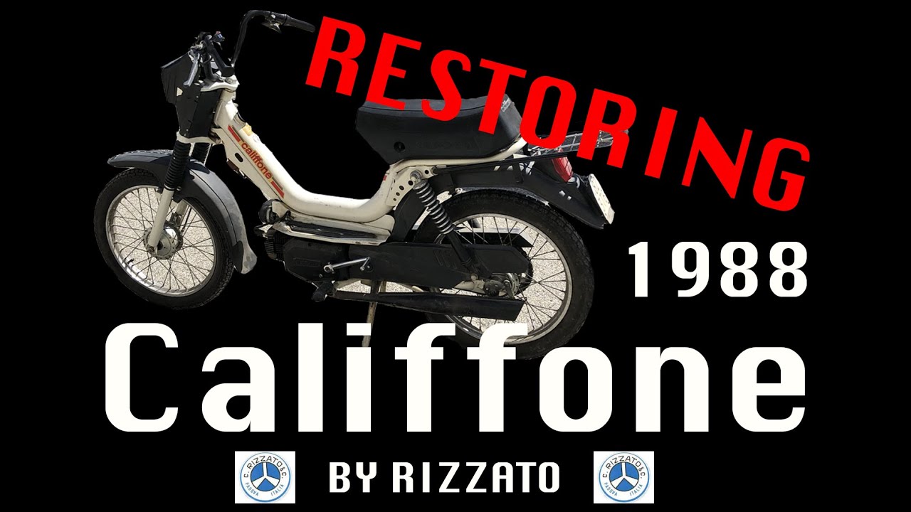 Restoring 1988 Califfone Rizzato - YouTube