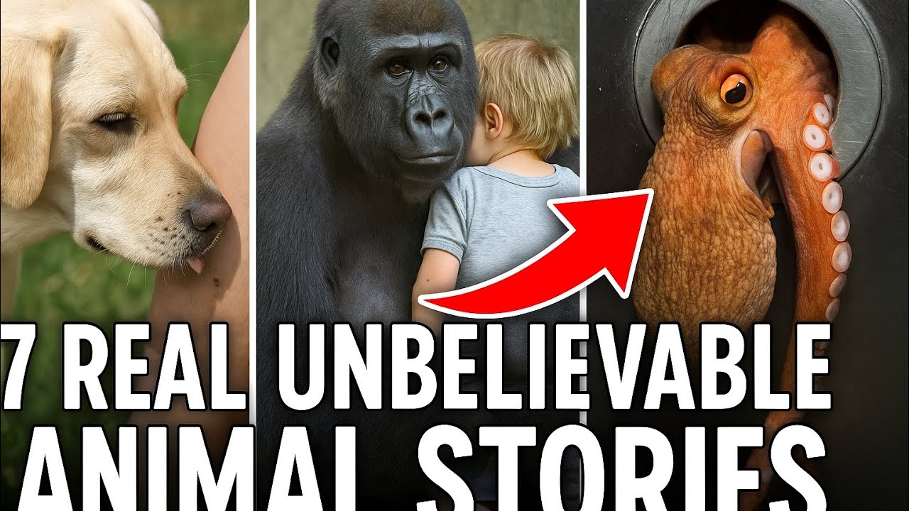 7 REAL UNBELIEVABLE ANIMAL STORIES! #animals #unbelievable #subscribe # ...