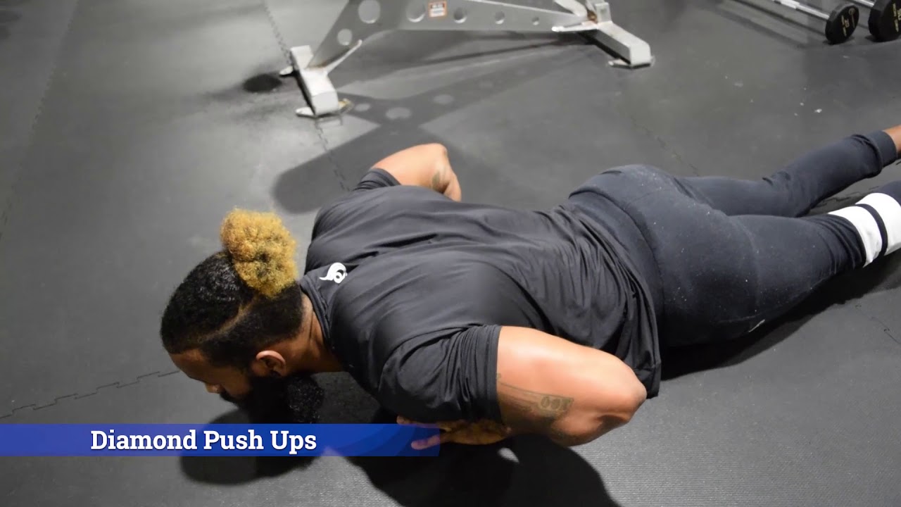 Diamond Push Ups - YouTube