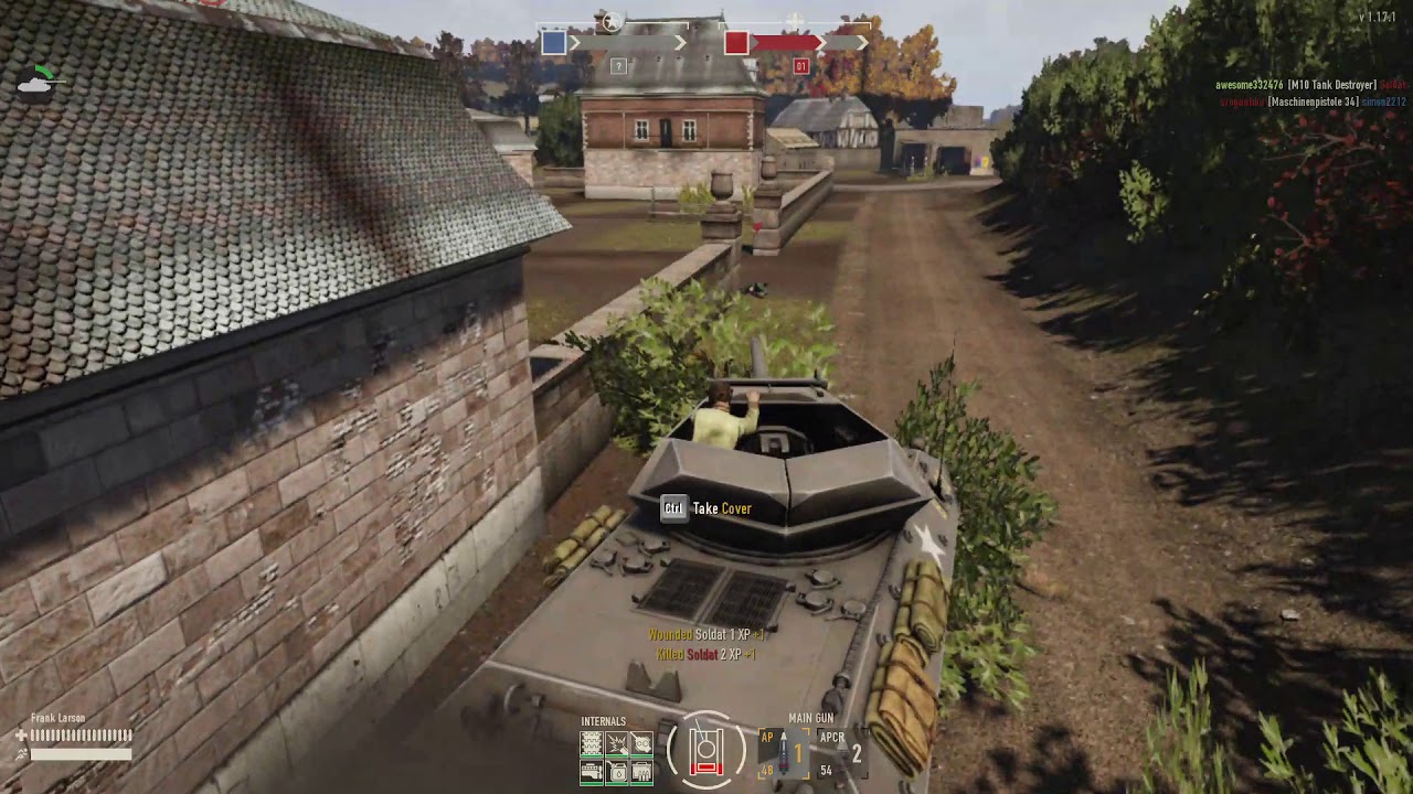 Heroes and Generals facing a panzer group - YouTube