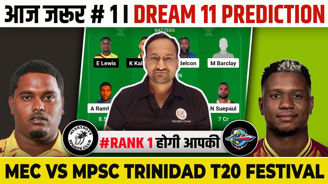 MEC vs MPSC Dream11 Prediction | MEC vs MPSC | MEC vs MPSC Dream11 Team ...