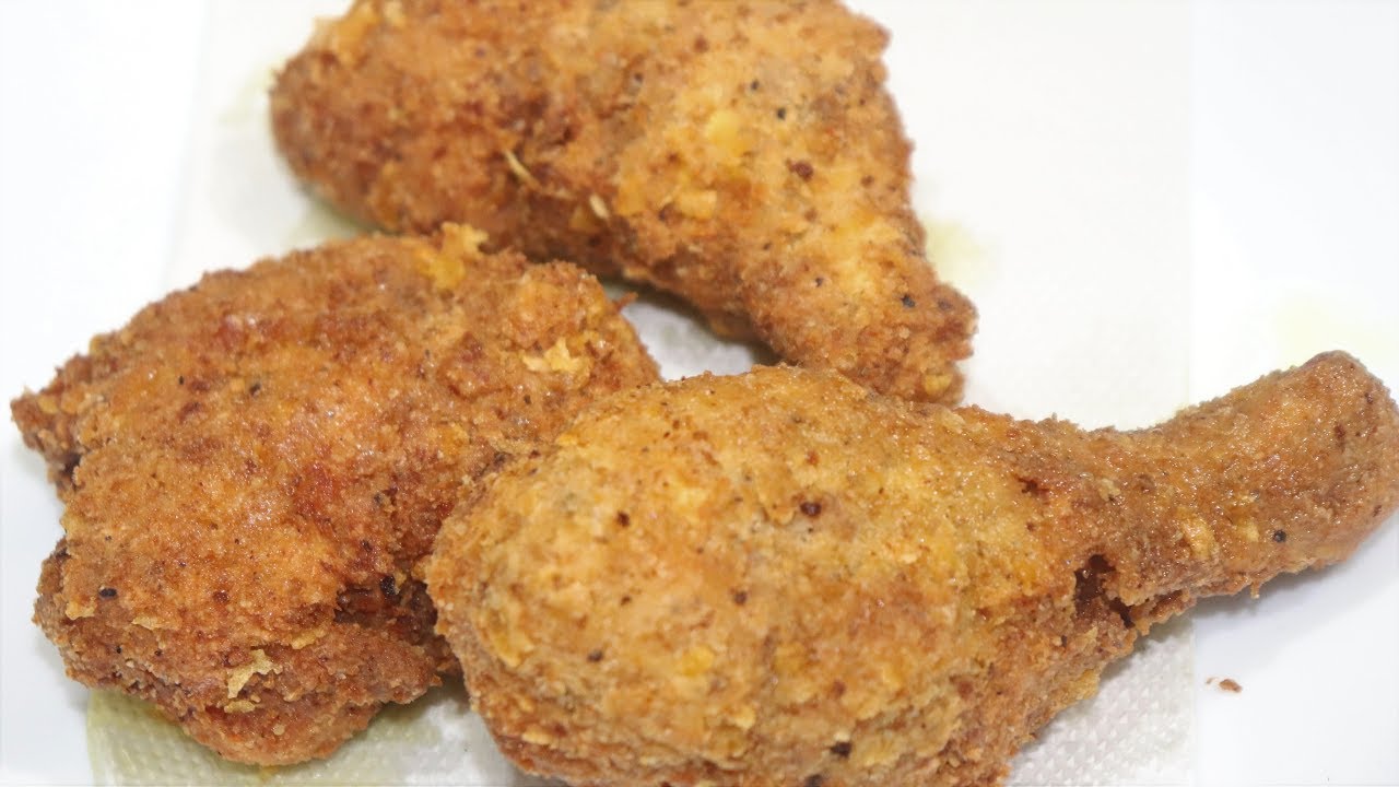 KFC Style Chicken Fry Recipe | Very Crispy and Juicy Chicken Fry - YouTube