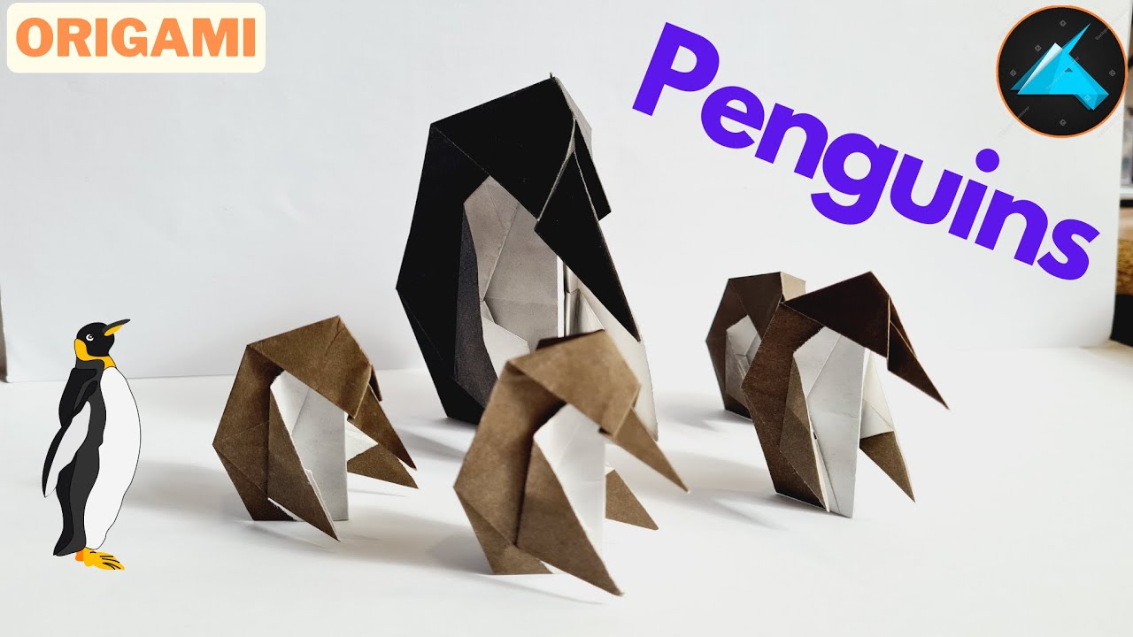 Easy paper Penguin 🐧 How to make Origami Penguin - YouTube