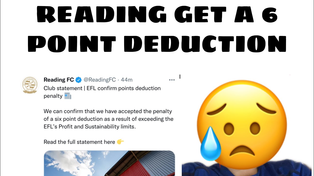 READING GET A 6 POINT DEDUCTION- My thoughts! 😥🔵⚪️ - YouTube