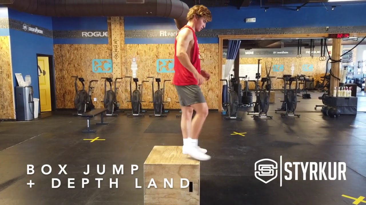 Box Jump Depth Land - YouTube