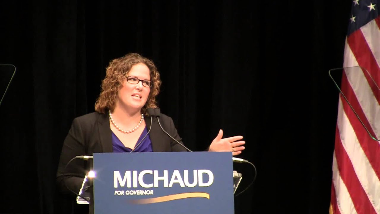Emily Cain for Congress ME-CD2 Addresses Crowd at UMaine Orono - YouTube