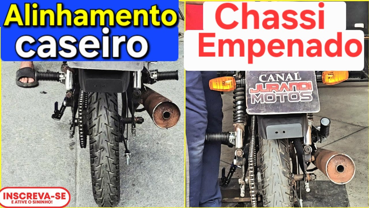 Como alinhar chassi empenado de modo caseiro - YouTube