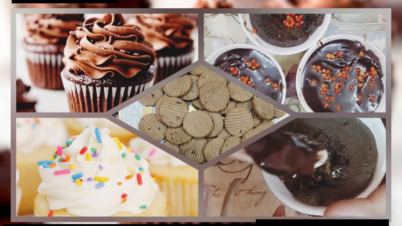 3 ingredients chocolava and cupcake recipe | how to make cupcakes at ...