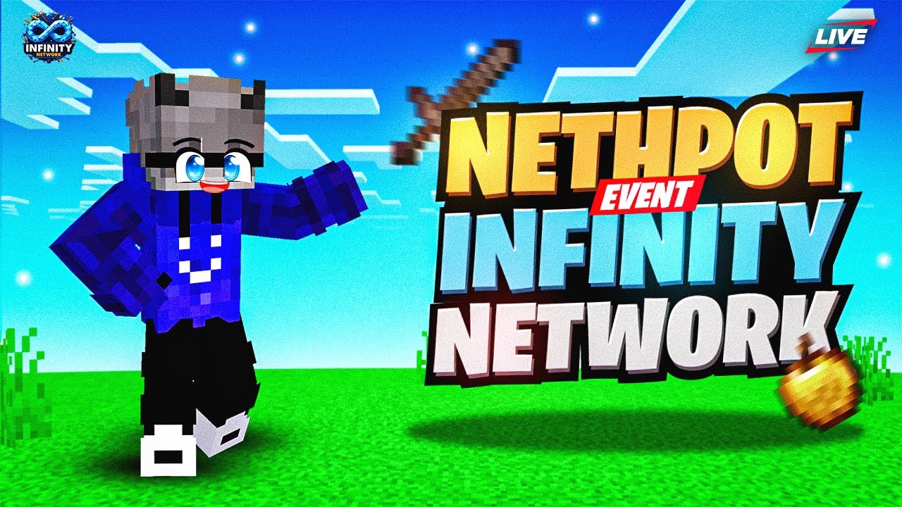 Nethpot Event in Public Minecraft server | Minecraft Public Smp # ...