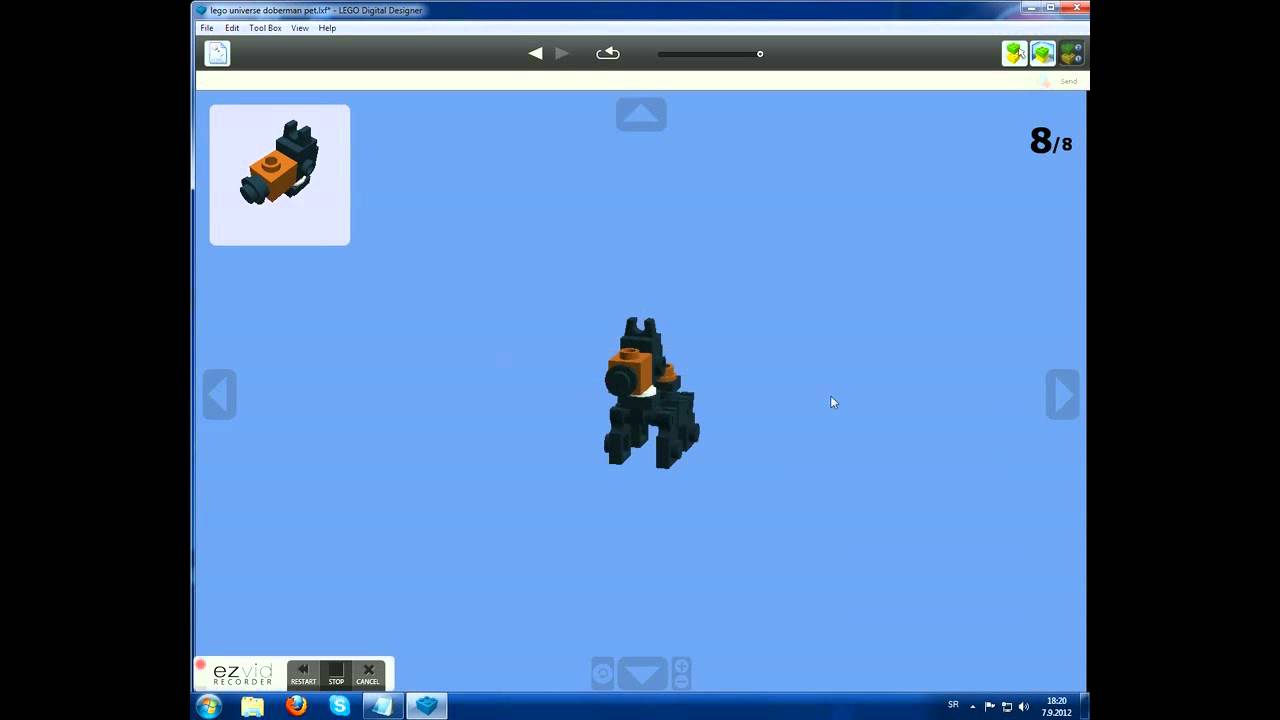 How to make a LEGO Universe DOBERMAN - YouTube