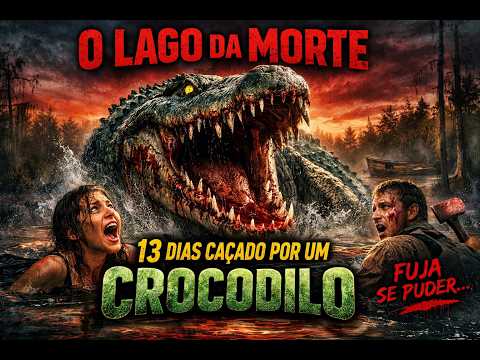 O LAGO DA MORTE: 13 DIAS CAÇADO POR UM CROCODILO MUTANTE GIGANTE 🐊 | Filme Completo Dublado 2026