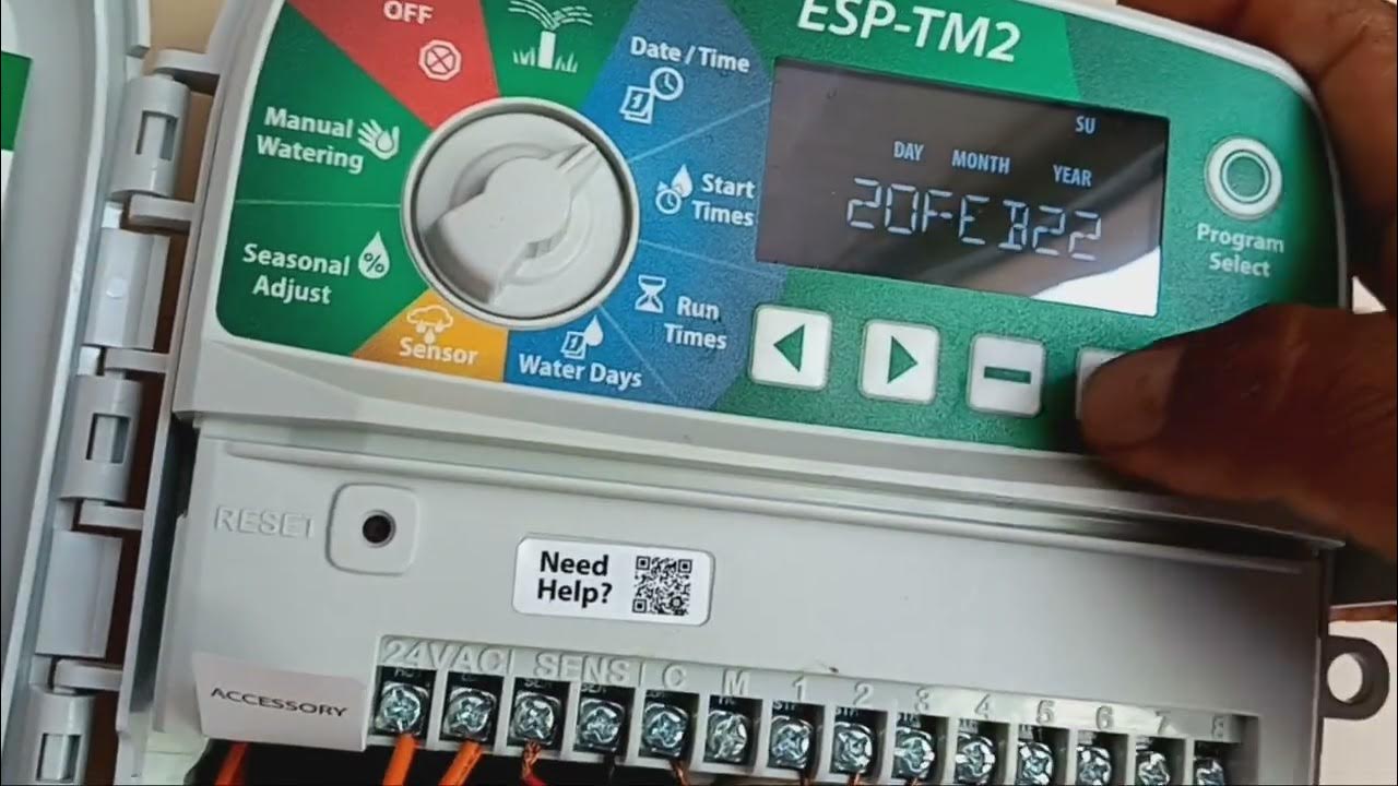 rain bird controller esp-tm2 - YouTube