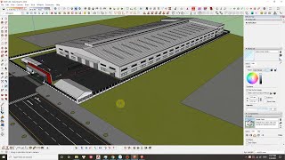 Dựng Nhà Công Nghiệp Bằng Sketchup | Factory Design Wit... | Doovi