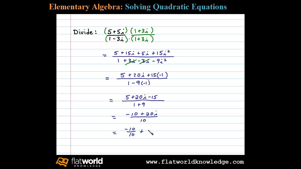 Divide Complex Numbers Algebra Fwk TryThis09 0601 YouTube Divide Complex Numbers Algebra Fwk TryThis09 0601 YouTube