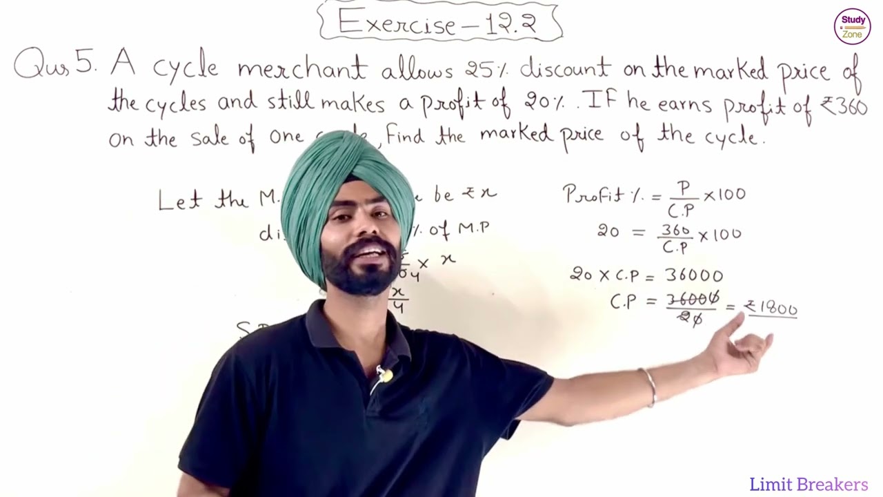Exercise 12 2 Question 5 profit loss discount Tax startup Exercise 12 2 Question 5 profit loss discount Tax startup