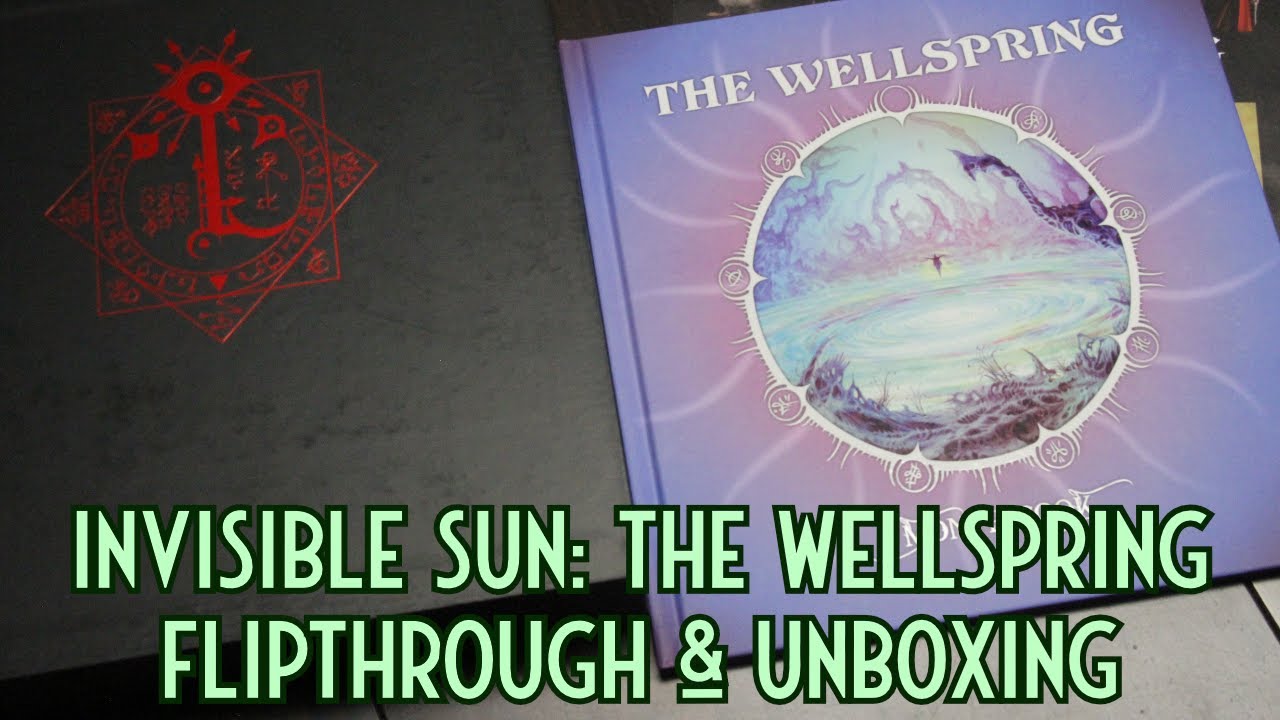 Invisible Sun The Wellspring Flipthrough & Unboxing - YouTube