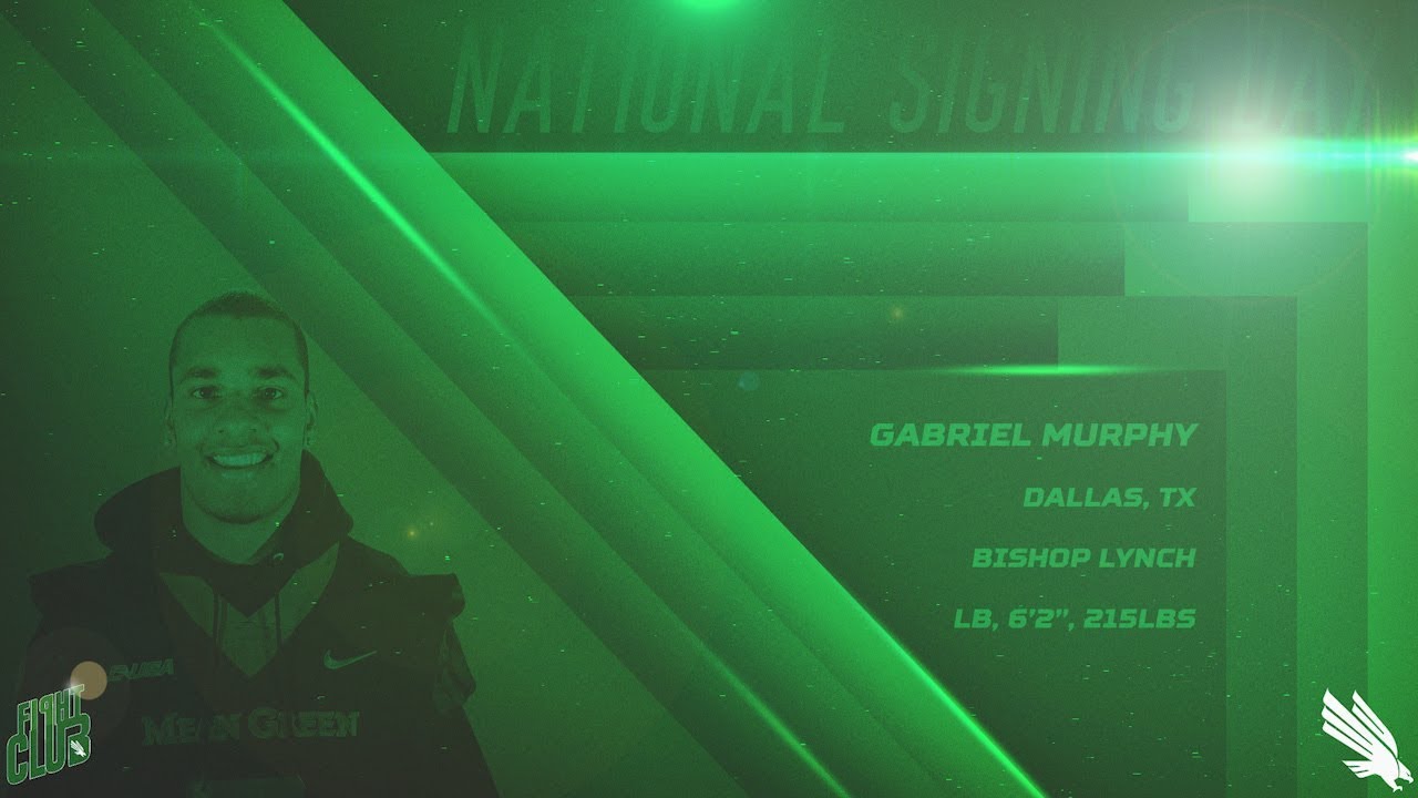 North Texas Football: LB - Gabriel Murphy NSD 2018 - YouTube