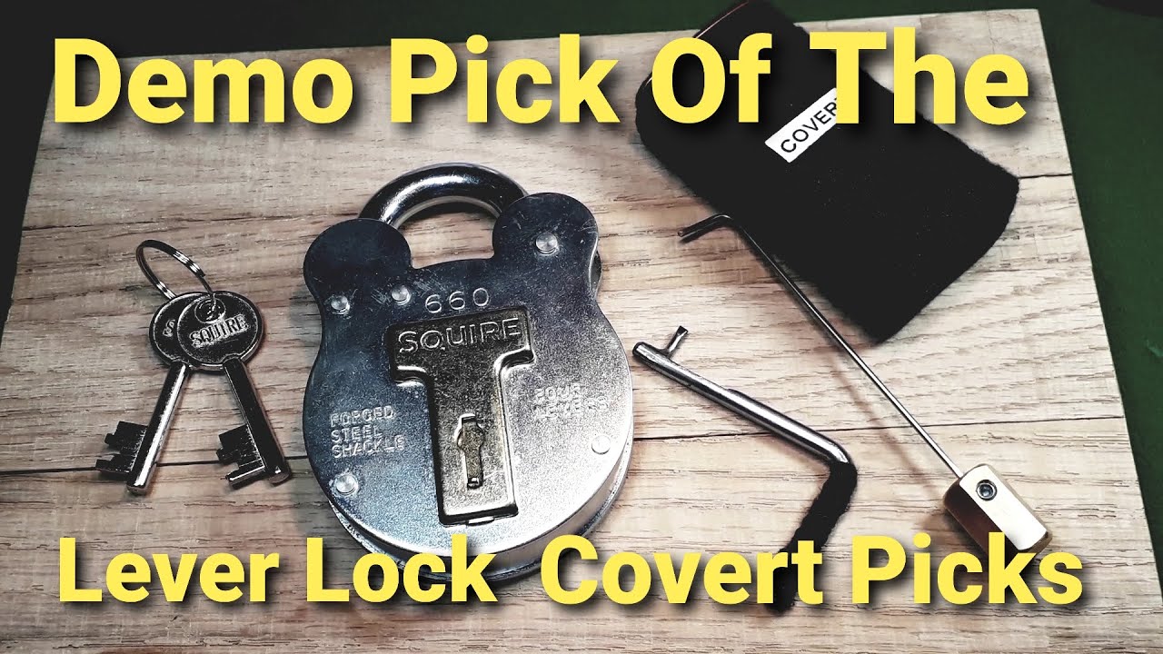 (299) Demonstration Video using Covert Lever Lock Picks - YouTube